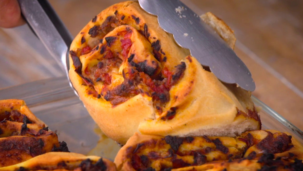 Pizza en rollo - Cucinare