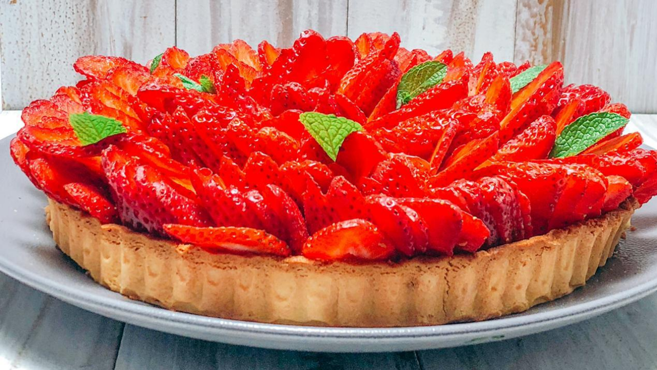 Tarta de frutillas - Cucinare