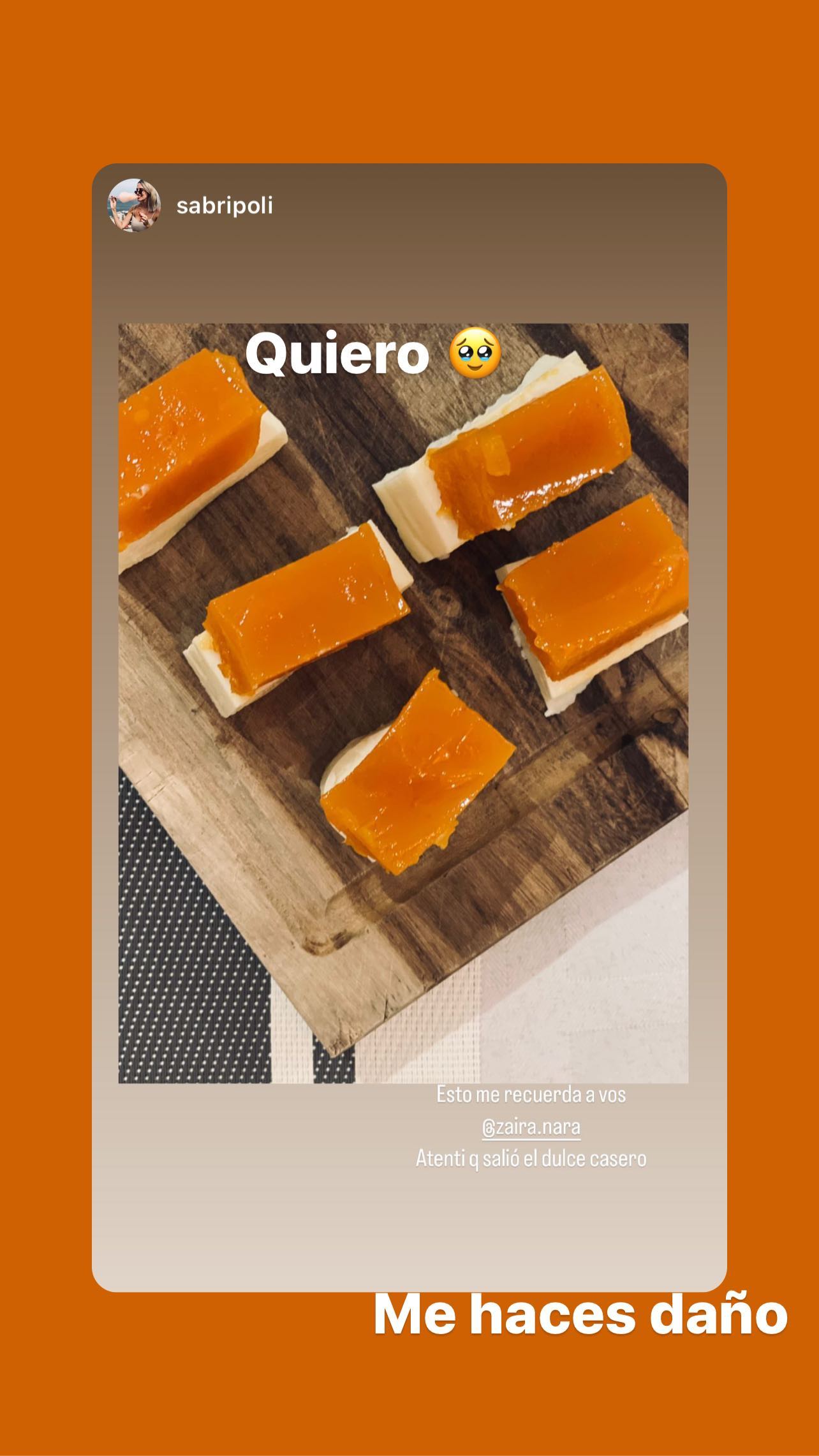 Zaira Nara reveló cuál es su postre preferido, pero también reconoció ...